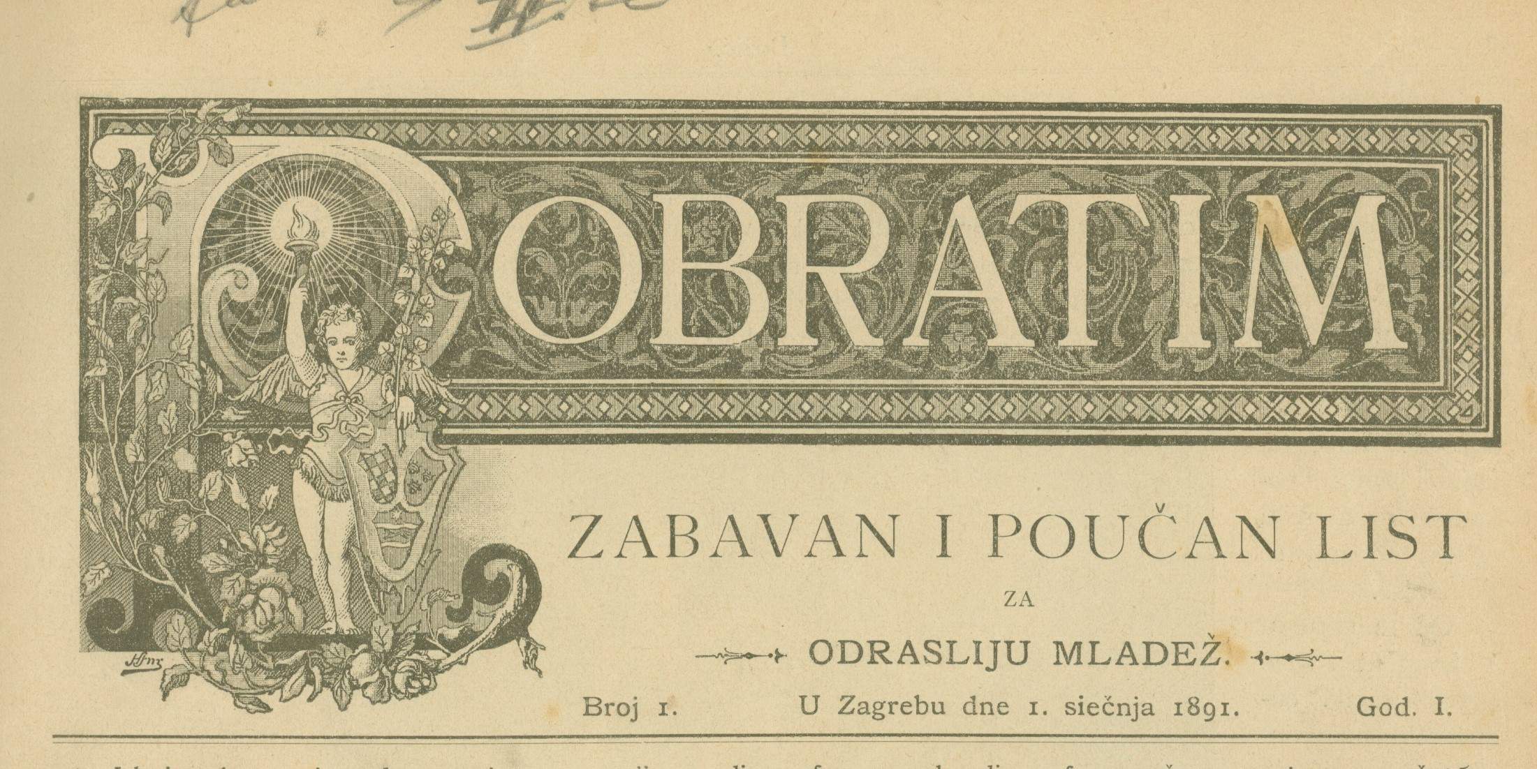Pobratim – prvi hrvatski časopis za „odrasliju mladež“ – Hrvatski ...